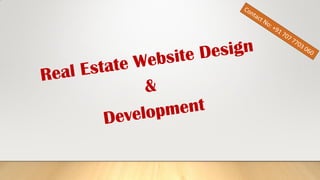 Real estate website design & development | PPT