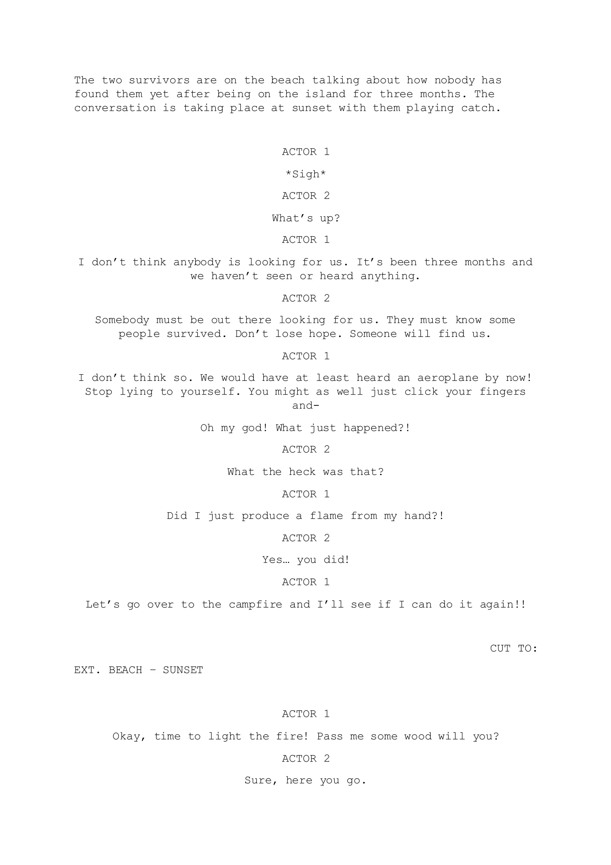 Film Script | DOCX