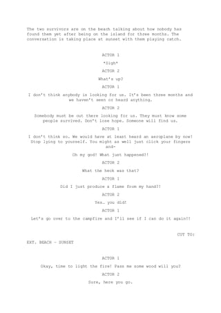 Film Script | DOCX