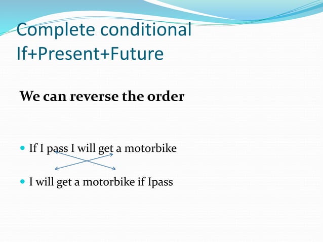 Real first conditional | PPTX