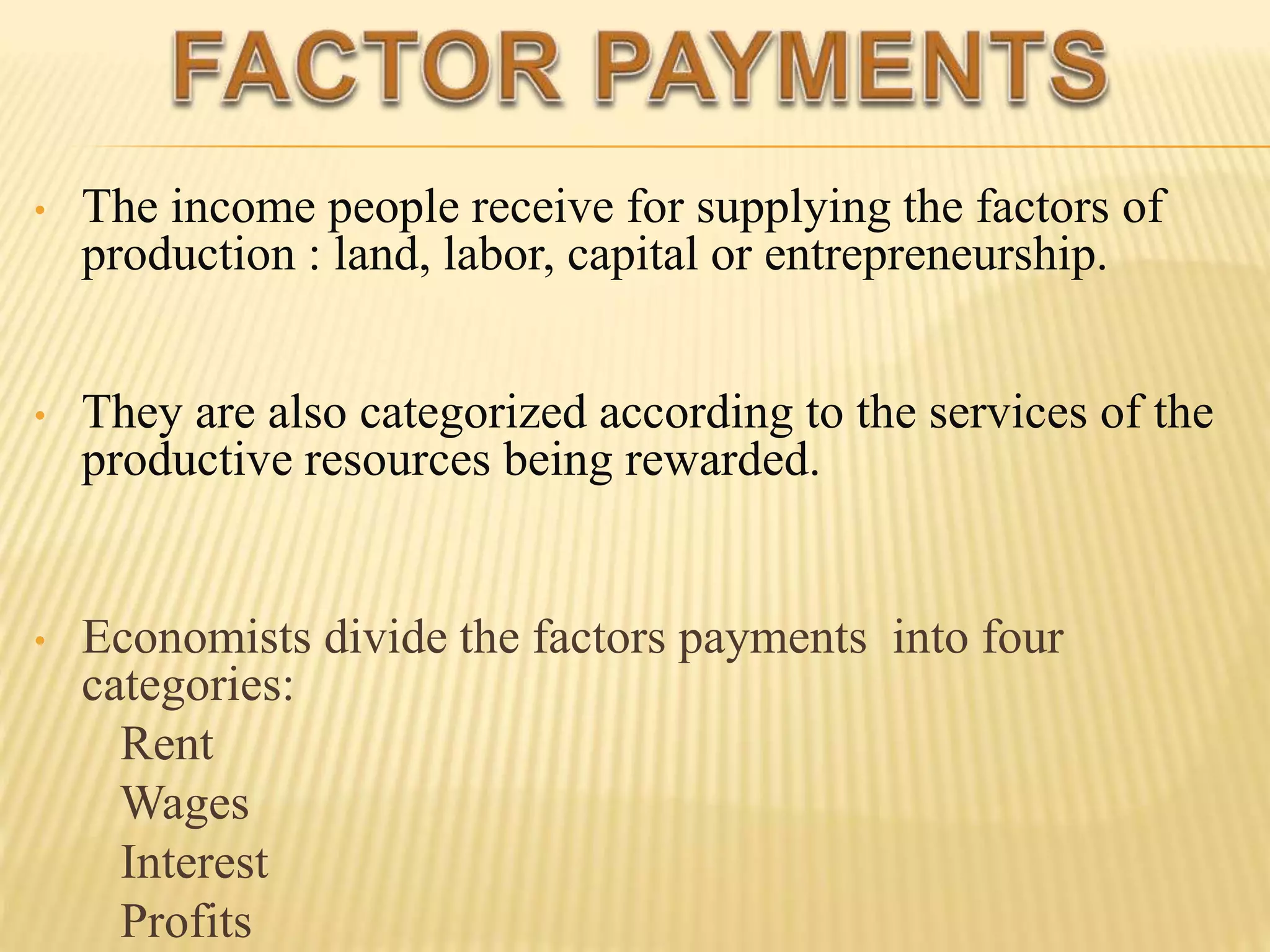 Real flow and money flow of income | PPTX