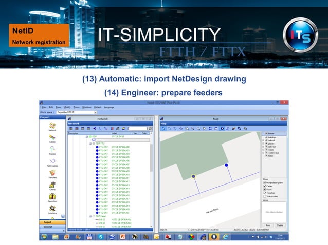 Real ftth fttx network design, engineering and planning software advantages | PPT