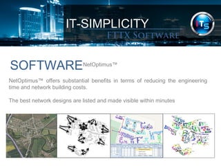 Real ftth fttx network design, engineering and planning software advantages | PPT