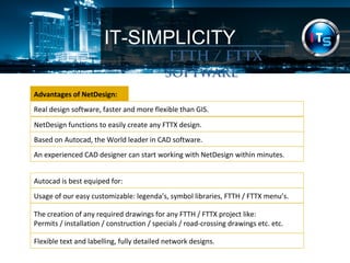 Real ftth fttx network design, engineering and planning software ...