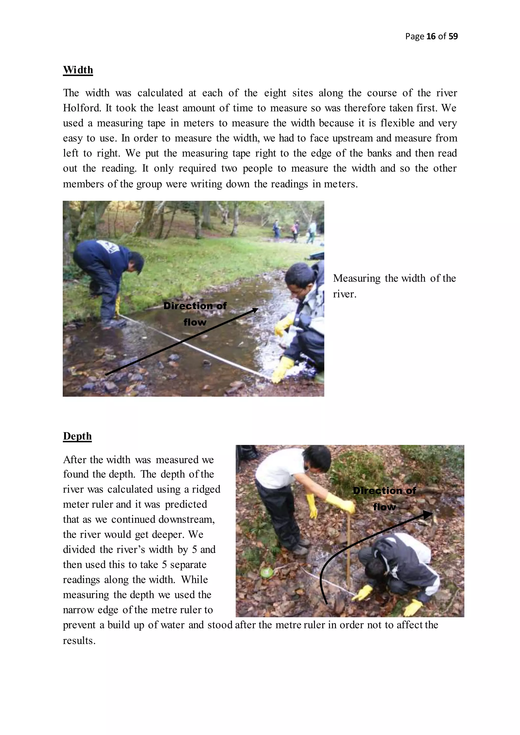 A* full marks GCSE geography coursework (rivers) | DOCX