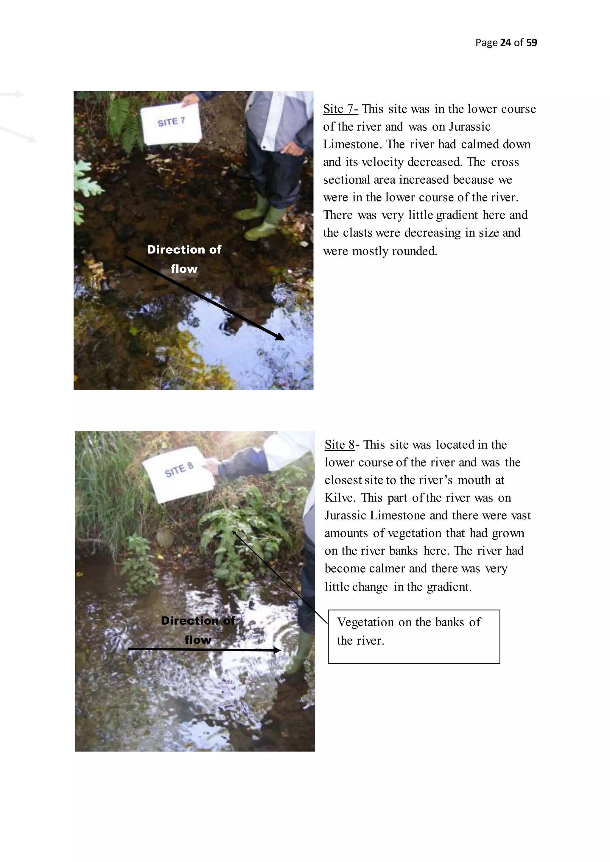 A* full marks GCSE geography coursework (rivers) | DOCX