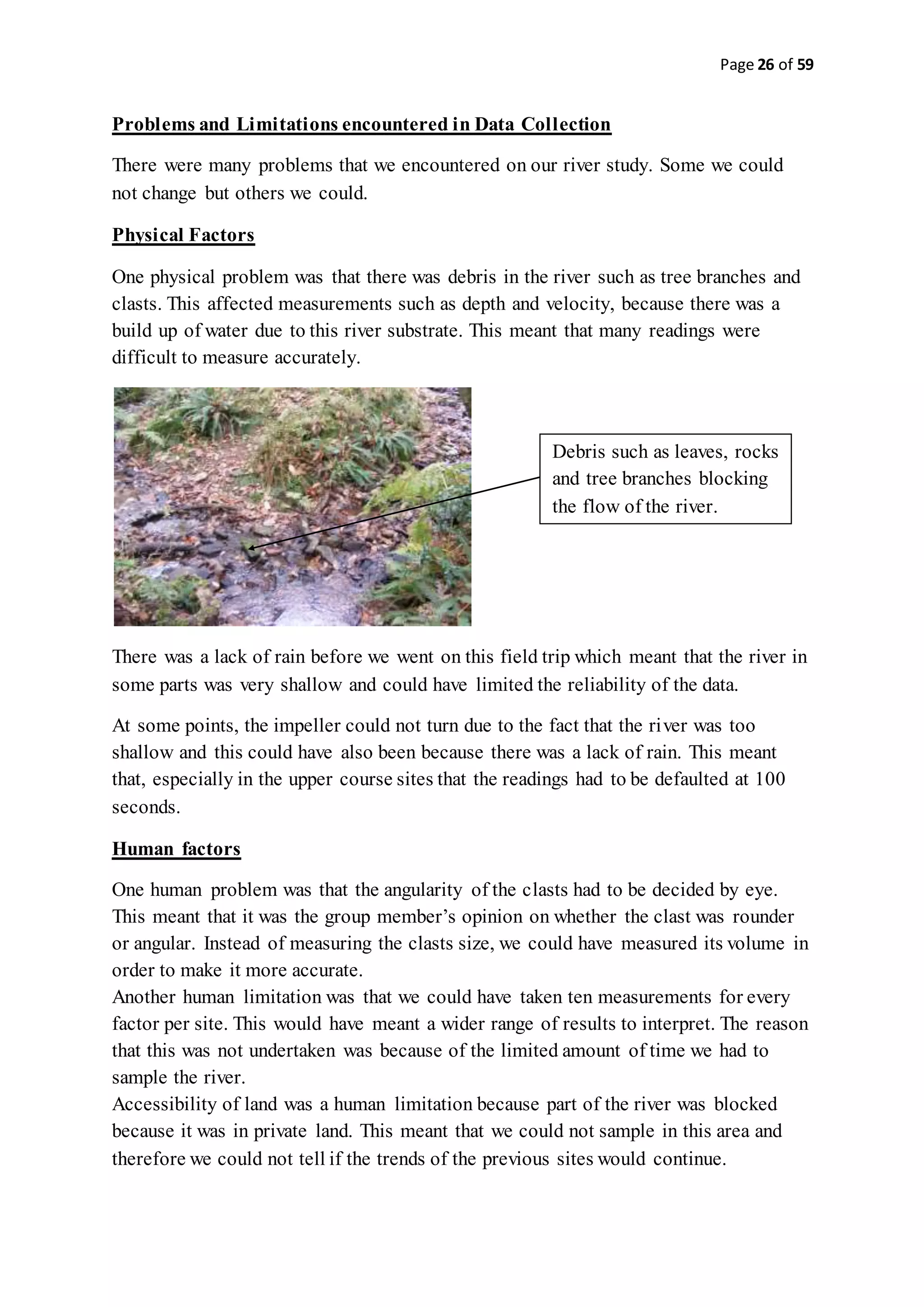 A* full marks GCSE geography coursework (rivers) | DOCX