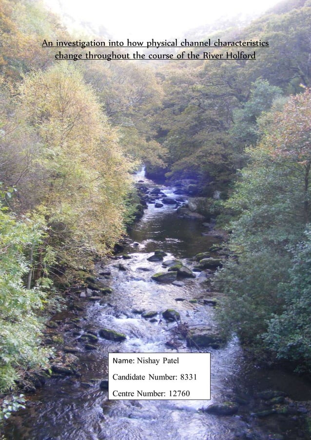 A* full marks GCSE geography coursework (rivers) | DOCX