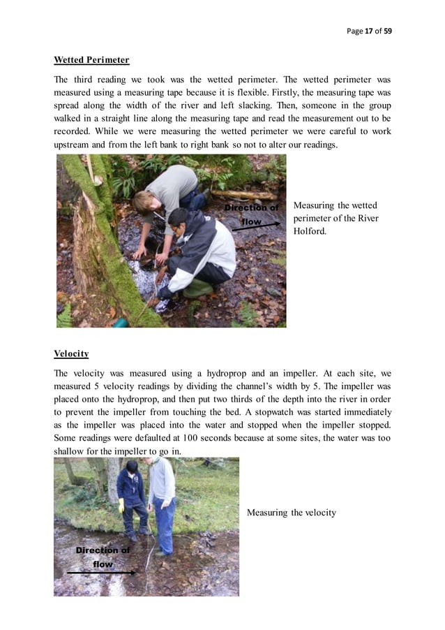 A* full marks GCSE geography coursework (rivers) | DOCX