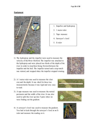 A* full marks GCSE geography coursework (rivers) | DOCX