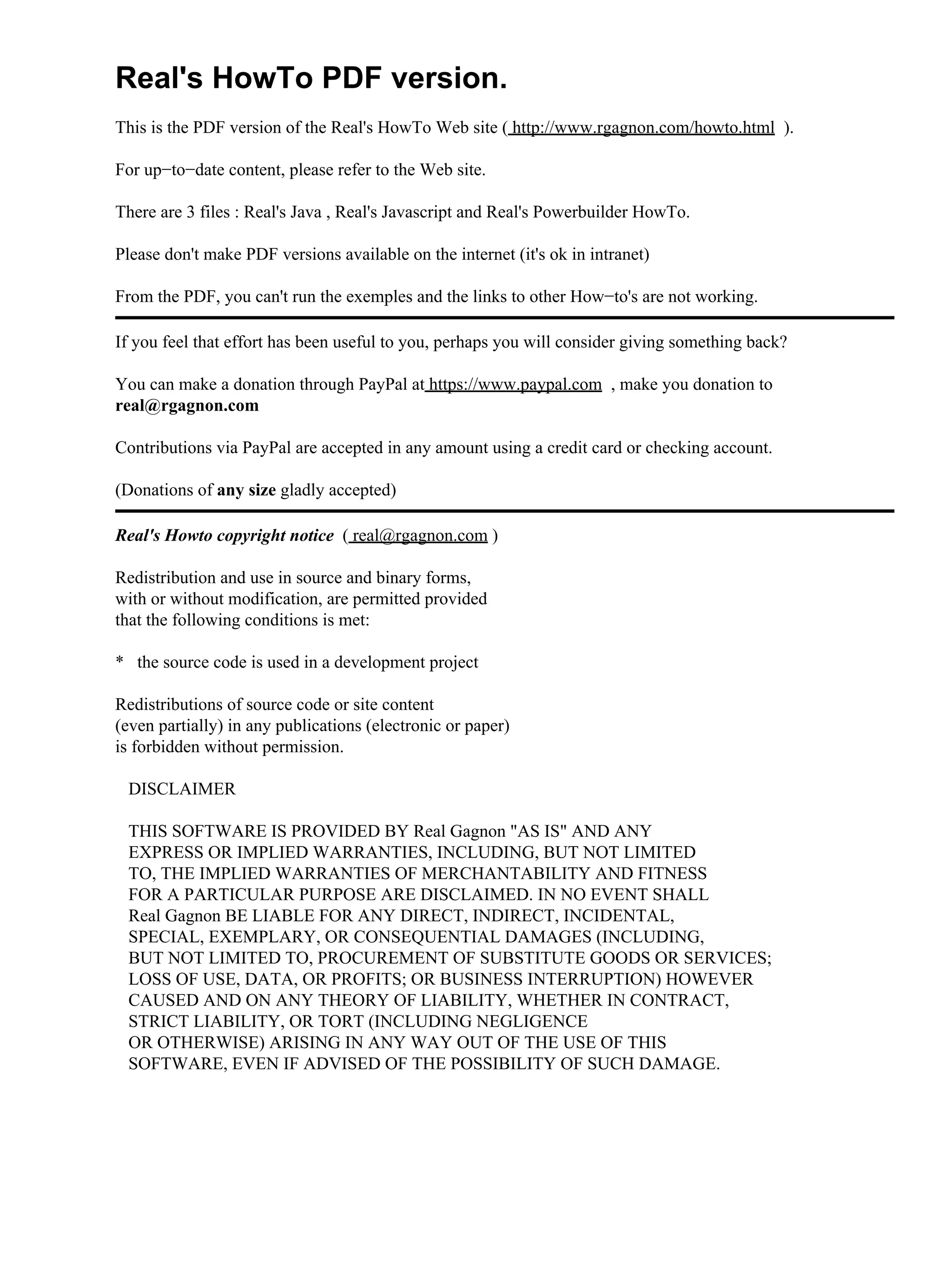 Real howto vbs | PDF