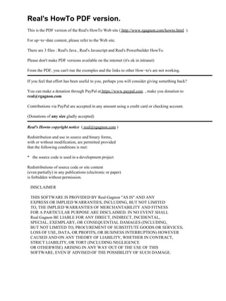 Real howto vbs | PDF