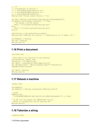 Real howto vbs | PDF