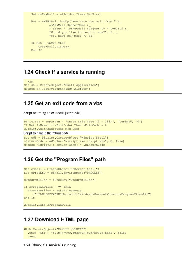 Real howto vbs | PDF