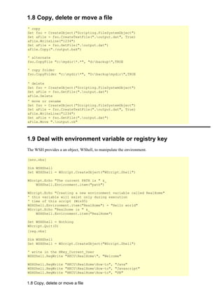 Real howto vbs | PDF
