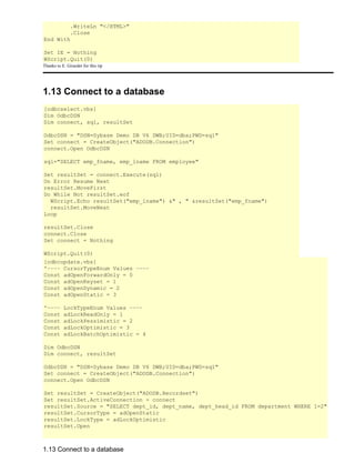 Real howto vbs | PDF