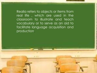 Realia | PPT