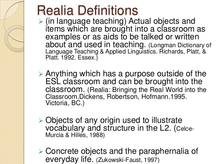Realia Teaching Aids at Keith Maxey blog