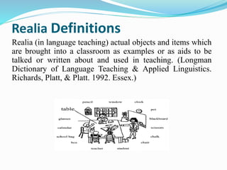REALIA FIFTH SEMESTER | PPT