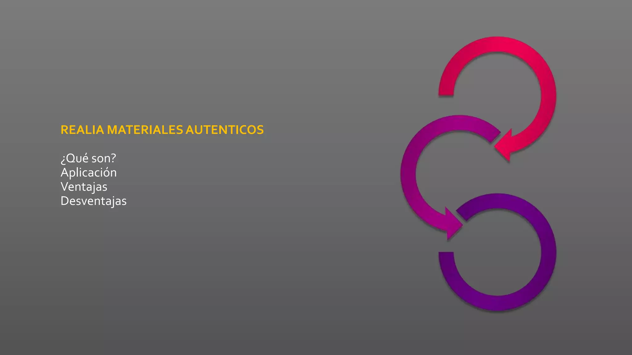 Realia o material autentico | PPTX