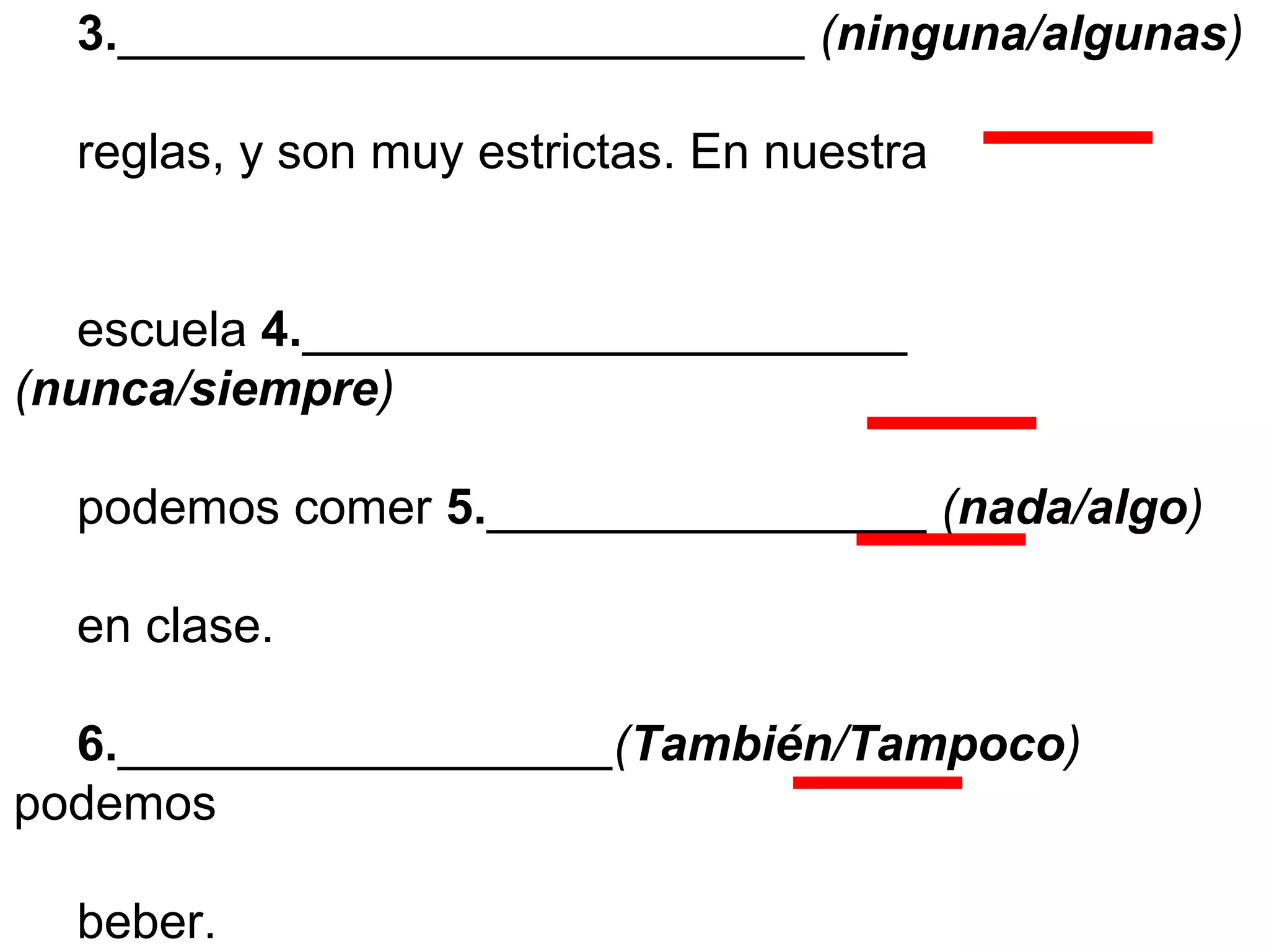 Realidades 2 capitulo_1_a_affirmative_and_negative_words_study_guide ...