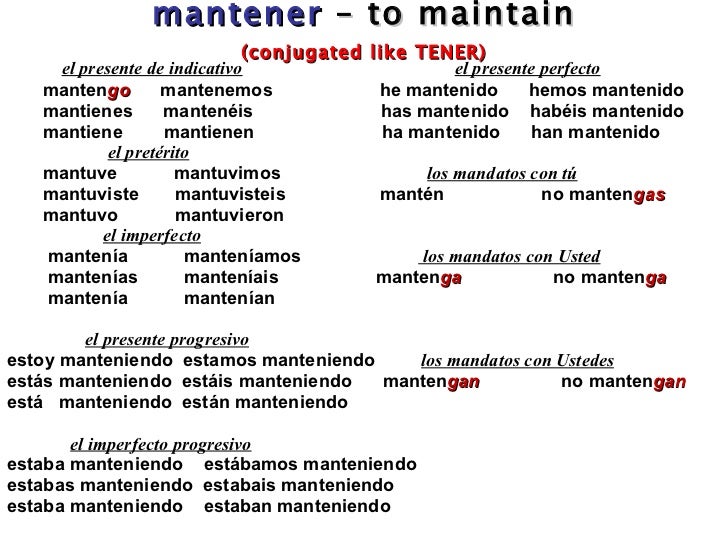 Conseguir Conjugation