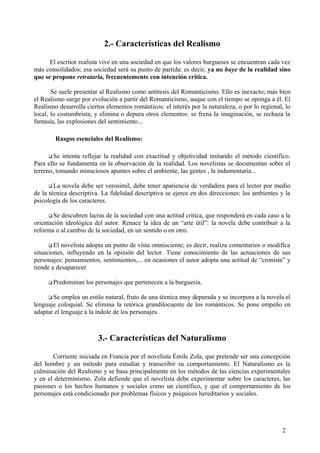 la novela realista y naturalista | PDF
