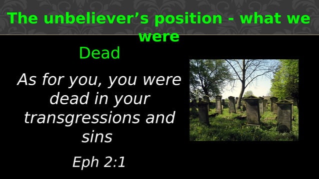Realise Your Position In Christ | PPT
