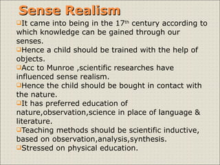 Realism in education | PPT