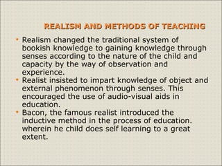 Realism in education | PPT