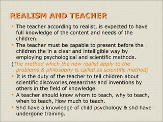 Realism in education | PPT