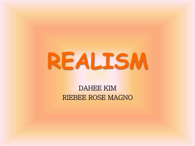 Realism | PPT