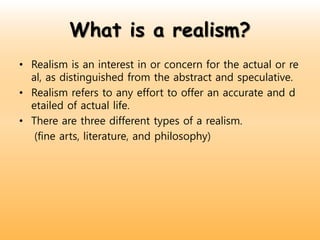 Realism | PPT
