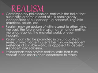 Realism | PPTX
