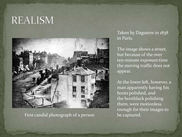 Realism | PPTX | Arts and Crafts | Hobbies & Interests