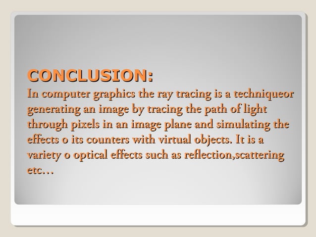Realism in Computer Graphics | PPT