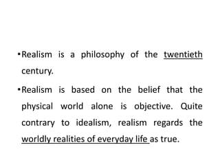 Realism | PPTX | Physics | Science