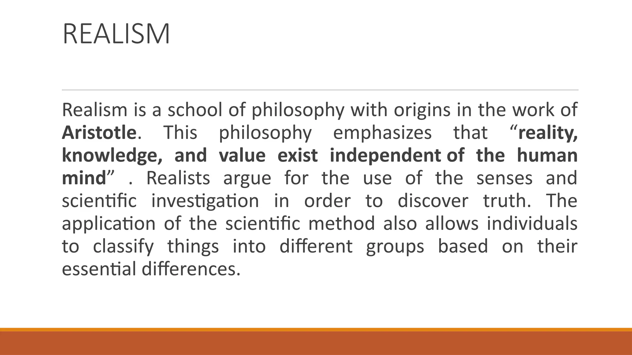 Philosophy of Education: The REALISM.pptx