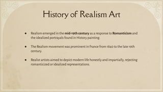 The Truth in Art: An Exploration of Realism | PDF