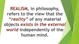 What is Realism? | PPT