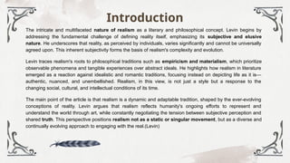 Realism in the Shadow of Romanticism _ The Unseen Truths of a Changing ...