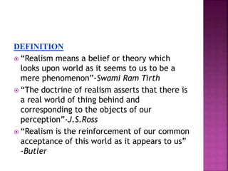 Realism med (1) | PPT