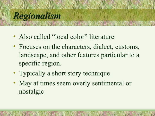 Realism naturalism | PPT