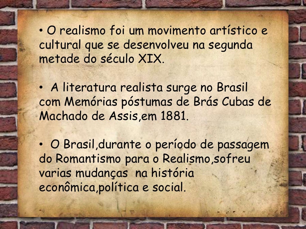 Realismo no brasil
