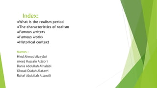 Realism period | PPTX