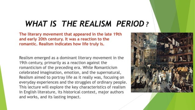 realismperiod-3rd sem eng.pptx......................... | PPT