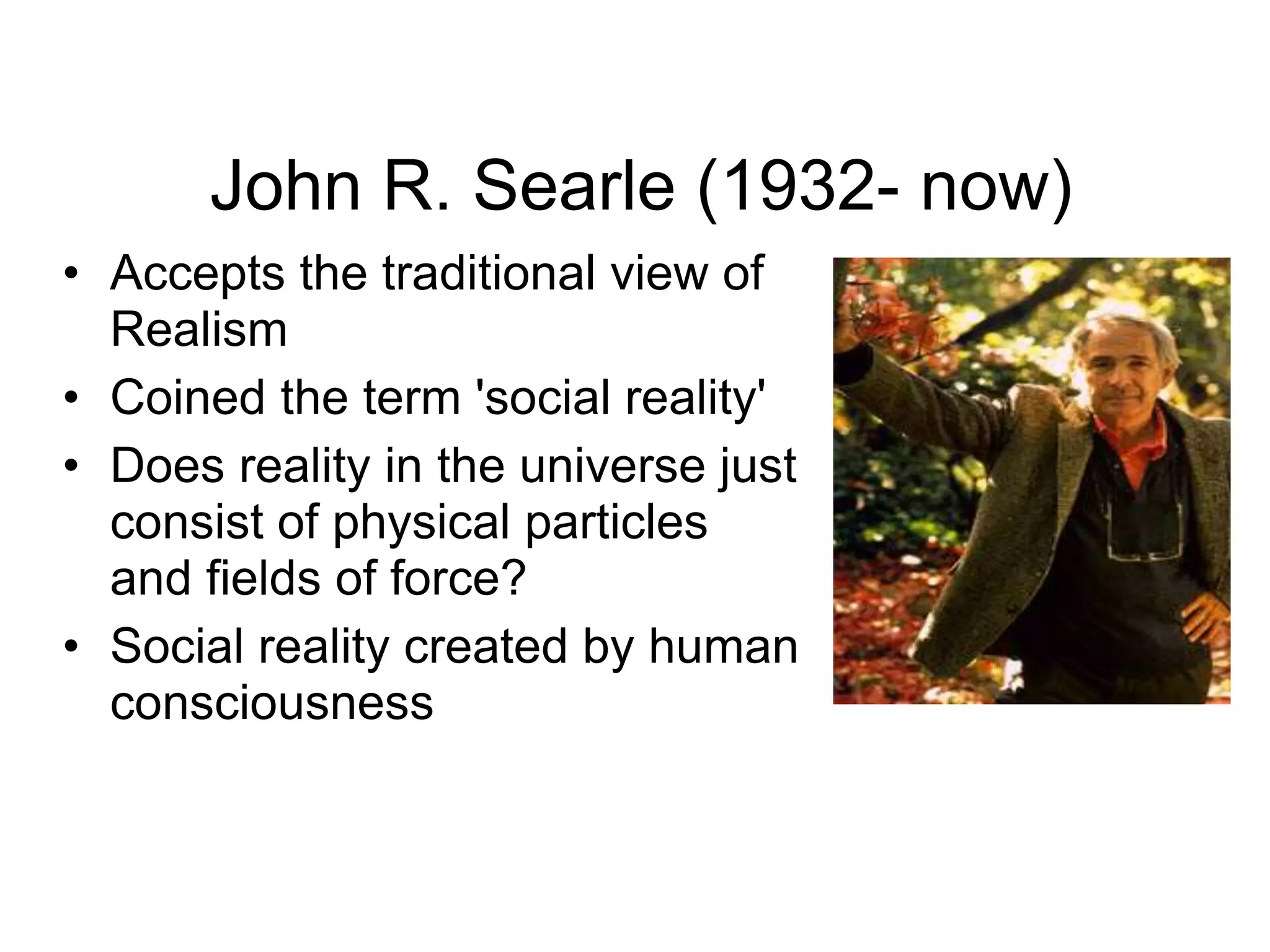 REALISM AND EDUCATION | PPTX