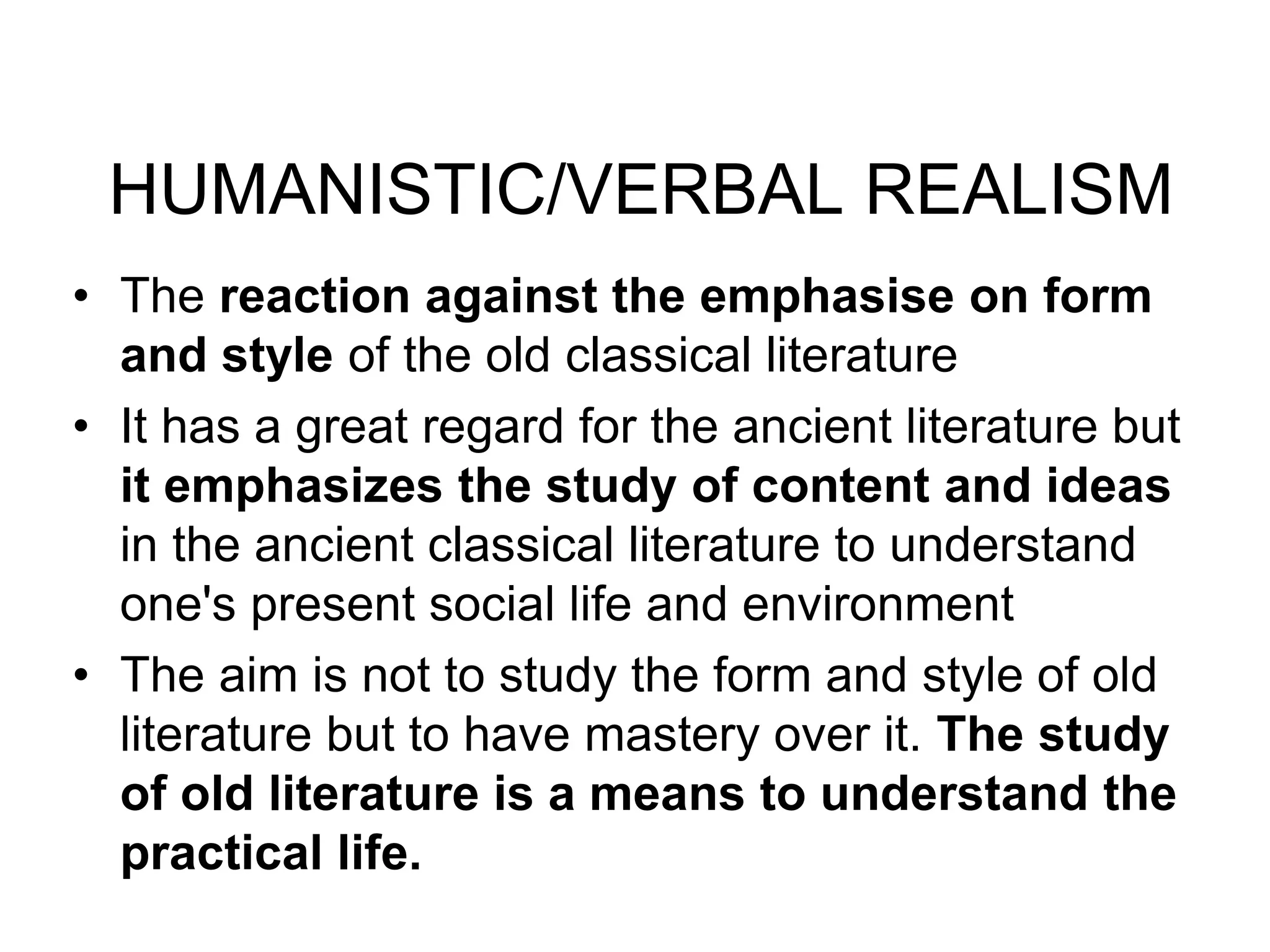 REALISM AND EDUCATION | PPTX