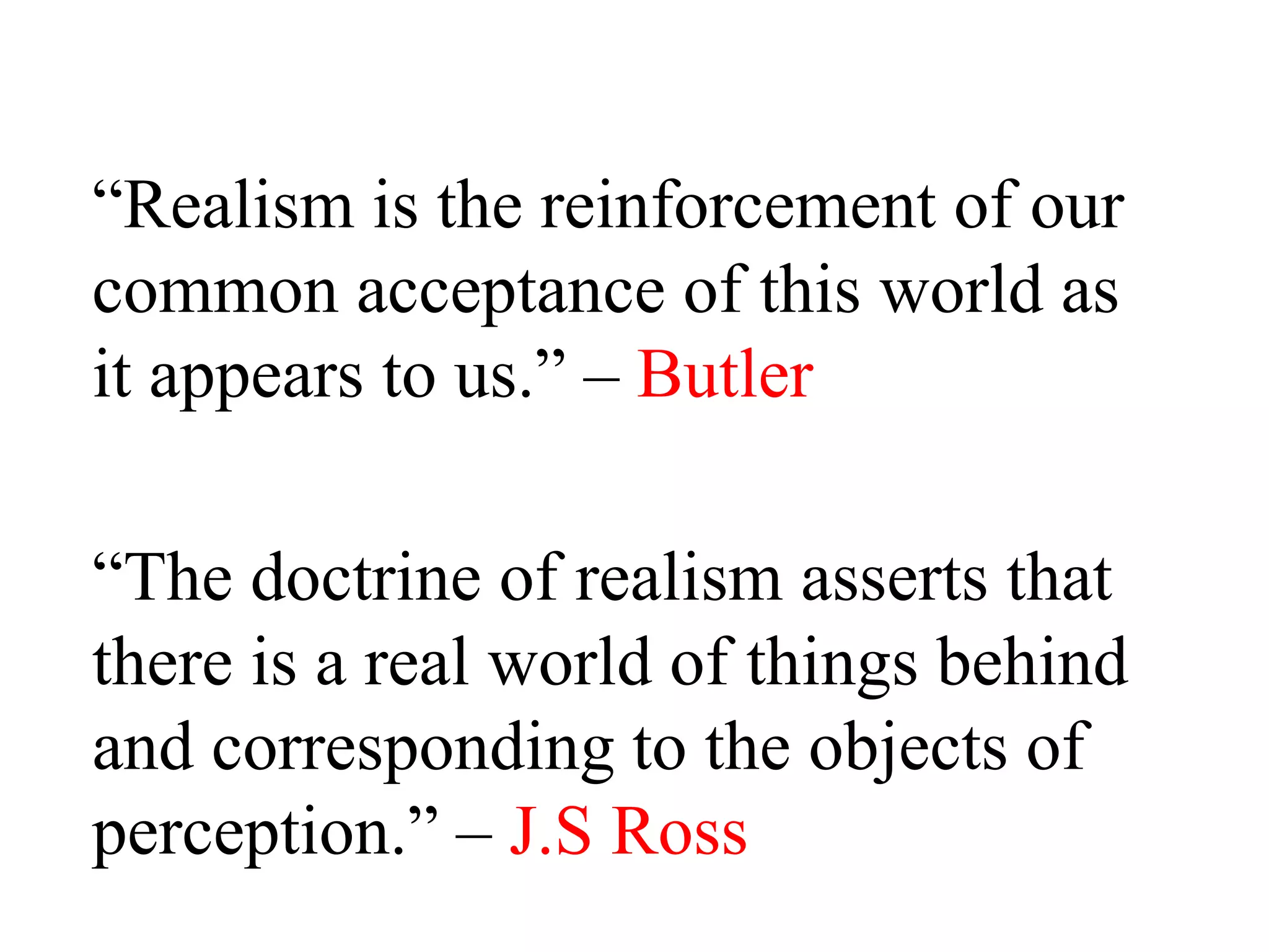 REALISM AND EDUCATION | PPTX