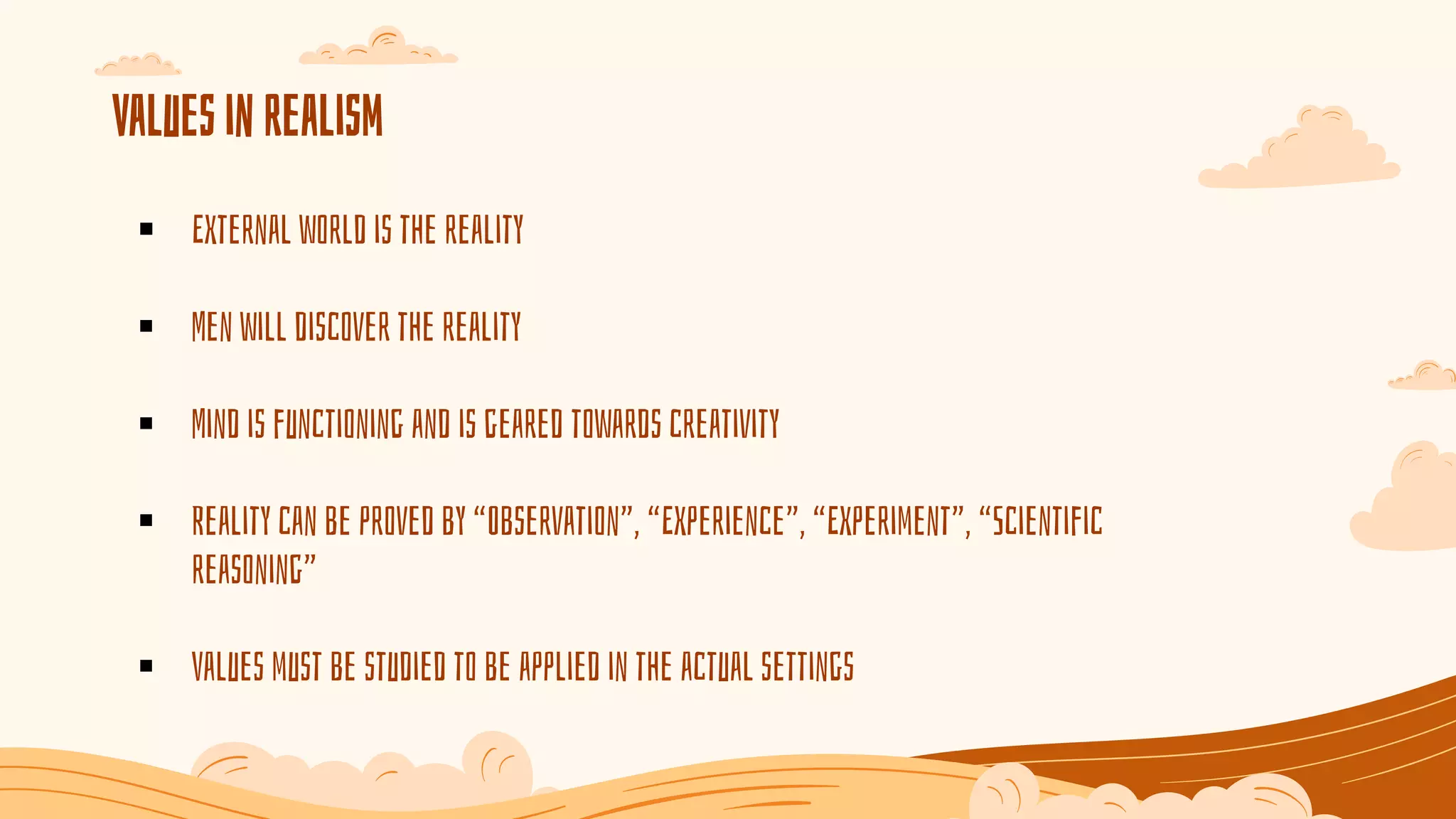 Realism and its Impact in Education | PPTX